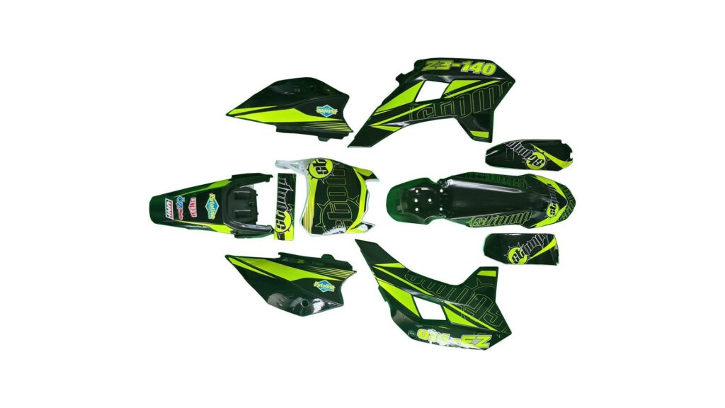 Plastics & Graphics Kit – Z3-140 Big Wheel (Fluorescent Yellow) – Stomp ...