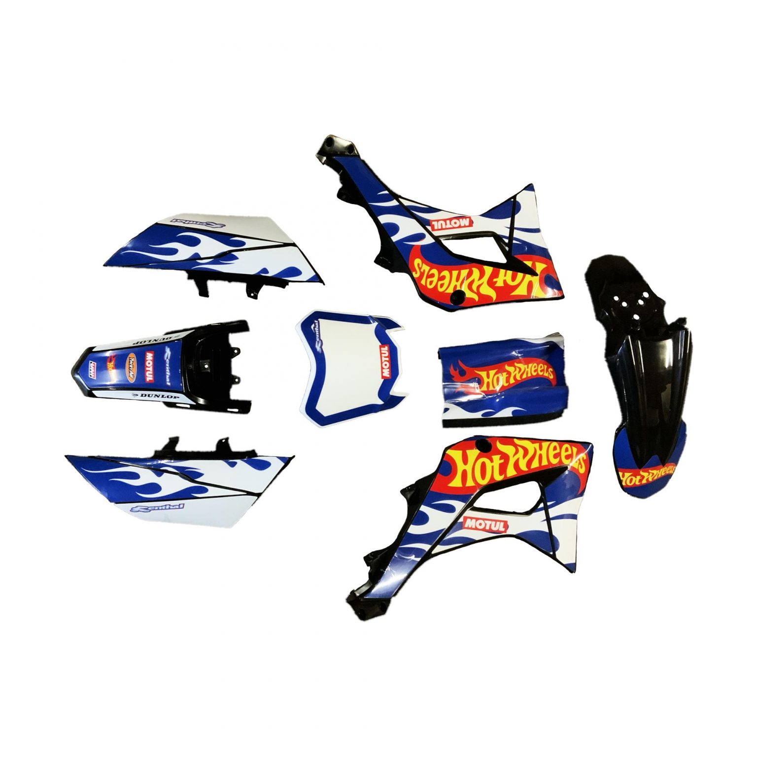 Plastics & Graphics Kit – Hotwheels (CRF50/TS New Style) – Stomp Parts