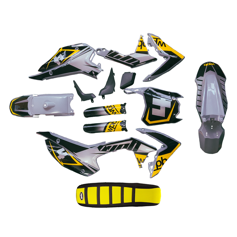 Plastics & Graphics – WPB Upgrade (KTM Dark) – Stomp Parts